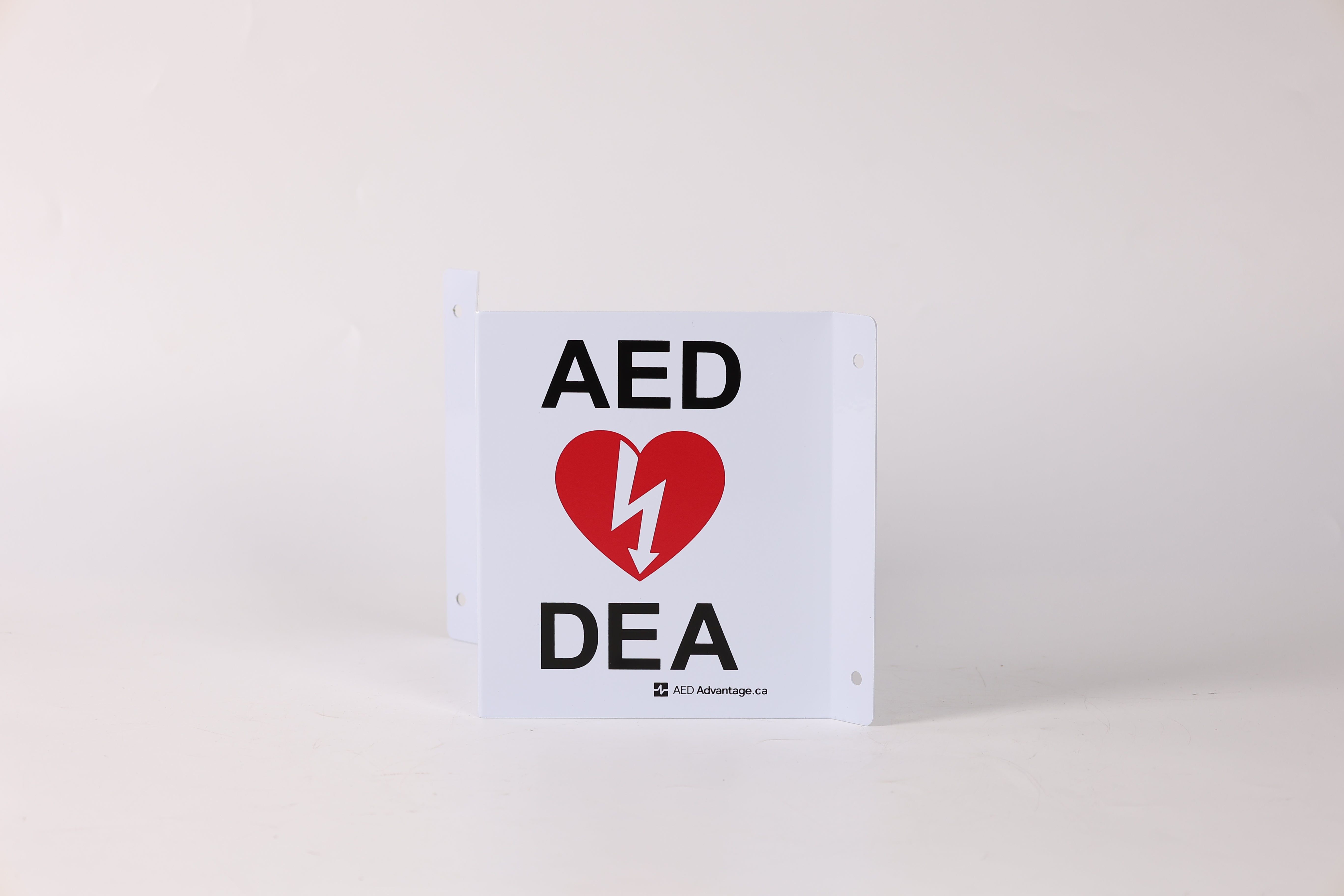 Bilingual 3D Metal Wall Sign - AED/DEA · AED Advantage Sales Ltd.